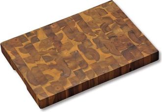 KESPER | Profi-Schneidbrett, Material: Akazienholz (Stirnholz), Maße: 42 x 30 x 4 cm, Farbe: Braun, Natur | 28151