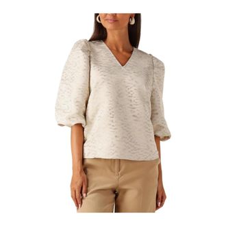 Nukus Nukus, Damen, Blusen & Hemden, Beige, XLGr&ouml;&szlig;e