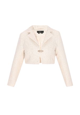 Faina Jacke Frauen cremefarben