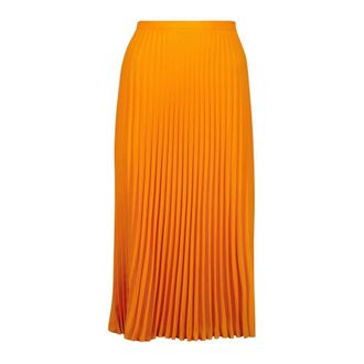 Maison Margiela Femme, Jupes, Orange, Taille: 34 FR Jupe Plissée Orange