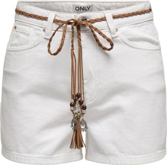 Only Female Jeans-Shorts ONLKELLY Hohe Taille Normal geschnitten Jeans-Shorts