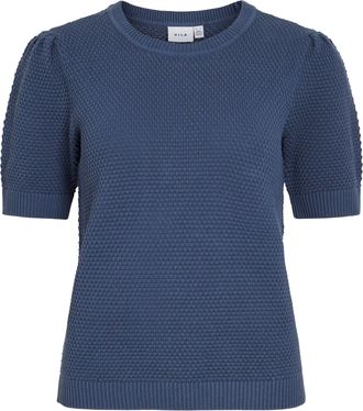 Vila Vidalo O-Neck S/S Knit Top - Noos