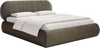 Selsey Asmelio - Polsterbett mit Bettkasten, Lattenrost, braun, 160x200 cm - Selsey