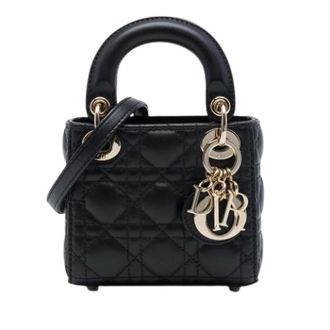 Dior Sac Lady Dior Mini Pre-owned - Femme - Pre-owned - Noir - Taille: ONE Size