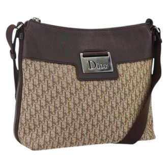 Dior Pre-owned Trotter Canvas Schultertasche - - Pre-owned - Damen - Beige - ONE SIZE