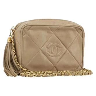Chanel Sac bandouli&egrave;re vintage Pre-owned - Femme - Pre-owned - Beige - Taille: ONE Size