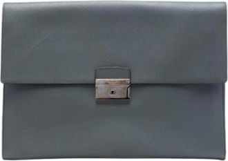 Prada Pre-owned Vintage Clutch - Femme - Pre-owned - Gris - Taille: ONE Size