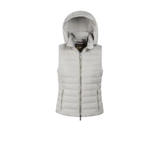 Moorer Femme, Vestes, Vert, Taille: 40 FR Tinnari-Os Short Down Vest