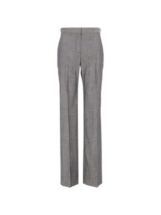 Stella McCartney Pantalon droit en serg&eacute;