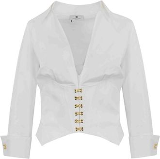 Elisabetta Franchi Chemise - Blanc
