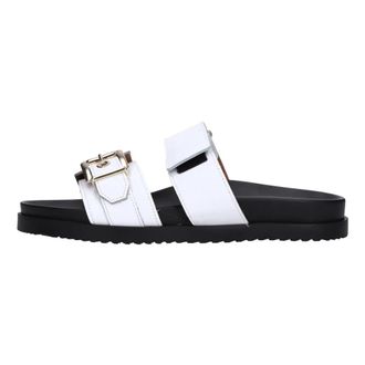 Vincent Vega Vincent Vega, Homme, Chaussures, Blanc, Taille: 43 EU Mules en cuir