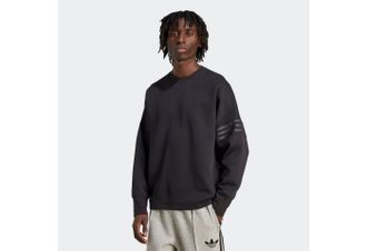 adidas Originals Sweatshirt NC LS OS CREW sportlicher Stil, Oversized-Silhouette, asymmetrische 3-Streifen