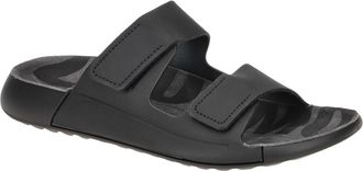 Ecco Pantolette Ecco Cozmo Pantolette schwarz 2fach Klett 206823