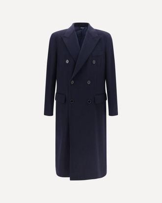Dolce & Gabbana Double-breasted wool Coat Male 48