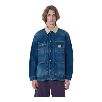 Carhartt Work in Progress Homme, Vestes, Bleu, Taille: 2XL Warren Chore Jacket