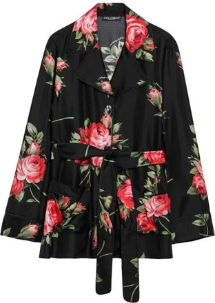 Dolce & Gabbana Femme, Blouses et Chemises, Multicolore, Taille: 38 FR Vanity Twill Shirt