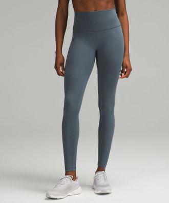 lululemon Legging Wunder Train taille haute pour Femmes - 71 cm - Gris - Taille 12