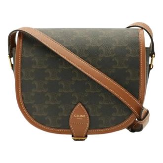Celine Pre-owned Vintage Pochette Umh&auml;ngetasche - - Pre-owned - Damen - Braun - ONE SIZE