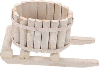 Garneck Rustikaler Holz Schlitten Blumentopf Weihnachtliche Pflanzkübel Outdoor Weihnachtsdeko Vielseitig Handgefertigt Charmanter Tisch für Feier