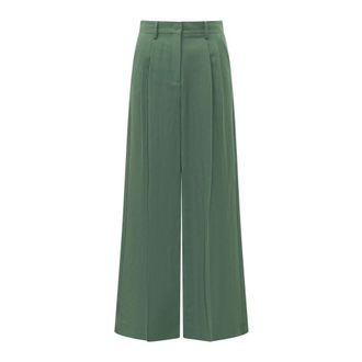 Max Mara Hose - - Trousers - Damen - Gr&uuml;n - S