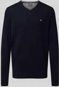 Fynch-Hatton Regular Fit Strickpullover aus Baumwoll-Mix mit Kaschmir-Anteil