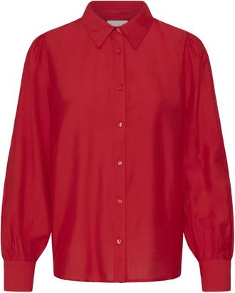 Ichi Ichi, Femme, Blouses et Chemises, Rouge, Taille: 36 FR Chemises
