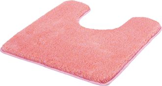 Kleine Wolke WC-Vorleger Relax Pastellrose 55 x 55 cm mit Ausschnitt