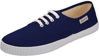 Javer Chaussures en toile pour femme, bleu marine, 42 EU