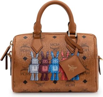 MCM Mcm, Femme, Sacs, Brun, Taille: ONE Size Ella Boston SML
