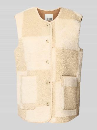 Ichi Regular Fit Weste aus Teddyfell Modell Ihtonza