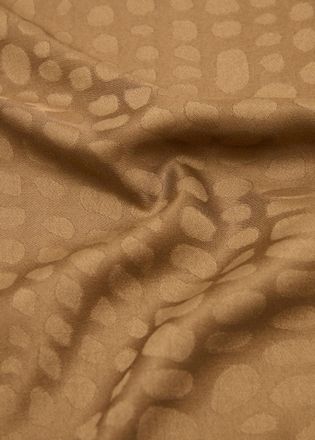 Mango Jacquard-Halstuch braun - Damen - Einheitsgr&ouml;&szlig;e - MANGO