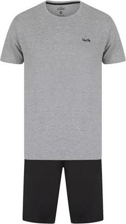 Tokyo Laundry Ensemble pyjama &agrave; manches courtes et short pour homme, Jaiden - Gris, XL