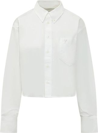Ami Femme, Blouses et Chemises, Blanc, Taille: 38 FR Chemises