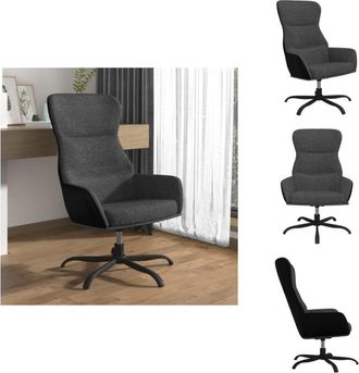 vidaXL Relaxsessel Dunkelgrau Stoff - Relaxsessel - Relaxst&uuml;hle - Stuhl - Sessel