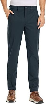 CRZ YOGA Pantalon de Golf Extensible pour Homme Coupe ajust&eacute;e - 81cm True Navy 42-44