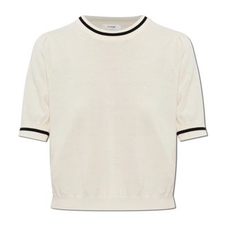 Frame Denim Damen, Strickwaren, Beige, SGr&ouml;&szlig;e