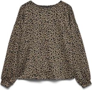 Vero Moda Vero Moda Vmnella Ls Boat Neck Top JRS GA Boo, Gris, XS Femmes