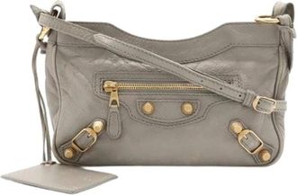 Balenciaga Sac pochette vintage Pre-owned - Femme - Pre-owned - Gris - Taille: ONE Size
