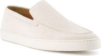 Rosso E Nero Herren Slipper braun Veloursleder