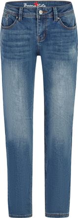 Buena Vista Damen Jeans Malibu Zip (DE/NL/SE/PL, Alphanumerisch, XS, Regular, Regular, Midstone)