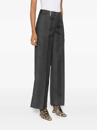 PESERICO Womens Herringbone Trousers Aw25 W