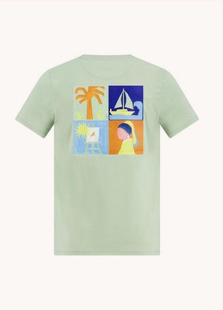 A Fish Named Fred Print-Shirt A Fish named Fred T-Shirt summer art (1-tlg)