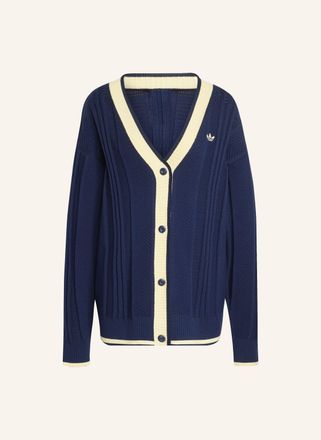 adidas Originals Adidas Originals Zopfmuster-Strickjacke blau