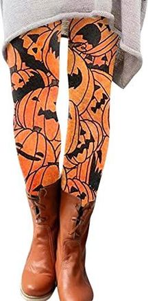 Generic Legging imprim&eacute; dHalloween pour femme, collant graphique effrayant taille haute, pantalon dentra&icirc;nement extensible, pantalon de yoga doux, v&ecirc;tement de