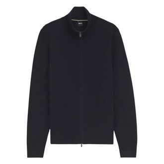 HUGO BOSS H-Loretti Baumwoll-Strickjacke - - Knitwear - Herren - Blau - M