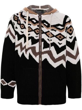 Neil Barrett hoodie Norway en maille - Noir