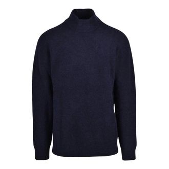Roberto Collina Col roul&eacute; - Homme - Pulls - Bleu - Taille: L