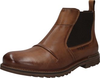 Bugatti Herren Schlupfstiefel, Männer Stiefel Kaltfutter,uebergangsschuhe,flacher absatz,kaltgefüttert,boots,winterschuhe,cognac (6300),45 EU/EU UK