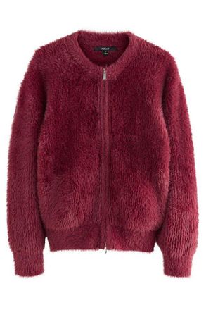 Next Strickjacke Bomberjacke mit Rei&szlig;verschluss, B&auml;r (1-tlg)