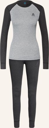 Odlo Funktionsw&auml;sche-Set Active Warm grau